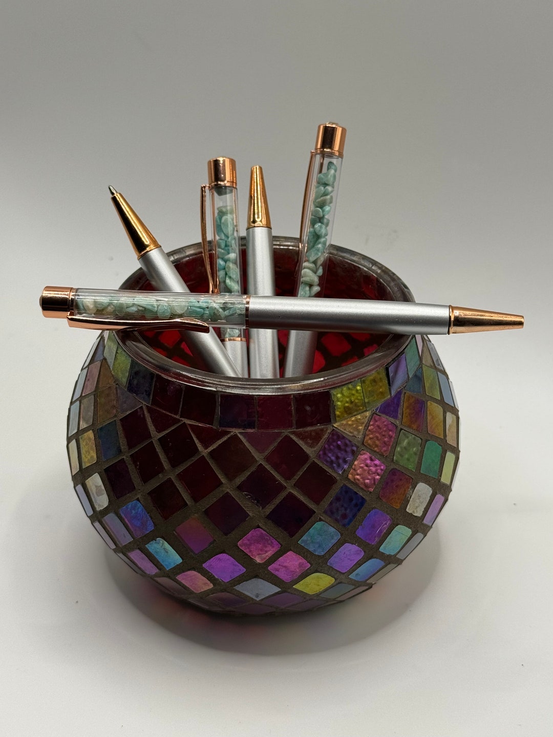 Amazonite Crystal Chip Pen, Crystal Chip Pens, Ballpoint Crystal Pens ...