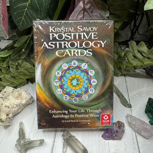 Positive Astrology Card Deck Includes 73 Cards and 76-page Illustrated ...