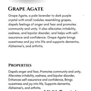 Grape Agate Specimen From Indonesia, Natural Raw Grape Agate Crystal ...