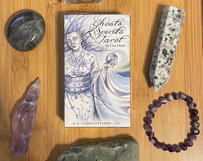 Ghosts & Spirits Tarot Deck by Lisa Hunt With Instruction Booklet ...