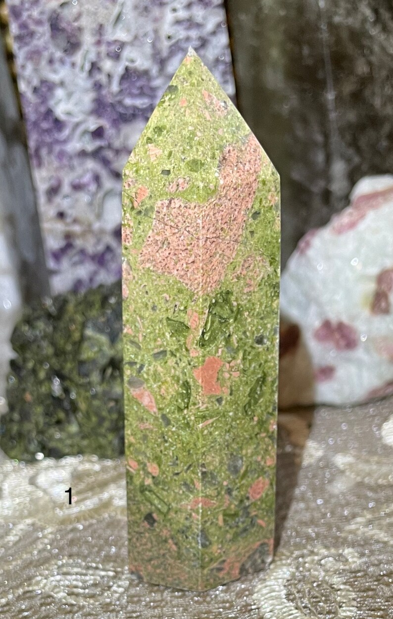 Unikite Crystal Towers, Unikite Jasper Crystals, Metamorphic Stone ...