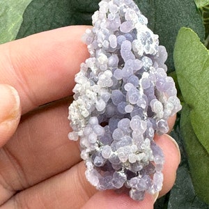 Grape Agate Specimen From Indonesia, Natural Raw Grape Agate Crystal Cluster, Indonesian Grape ...