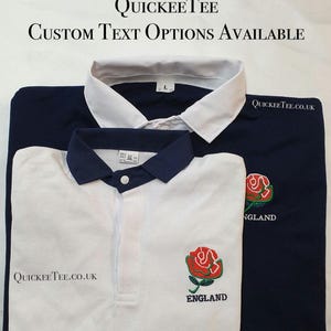ENGLAND Rose Retro Rugby Shirt - 0-3 Months Babies to 13 Years ...