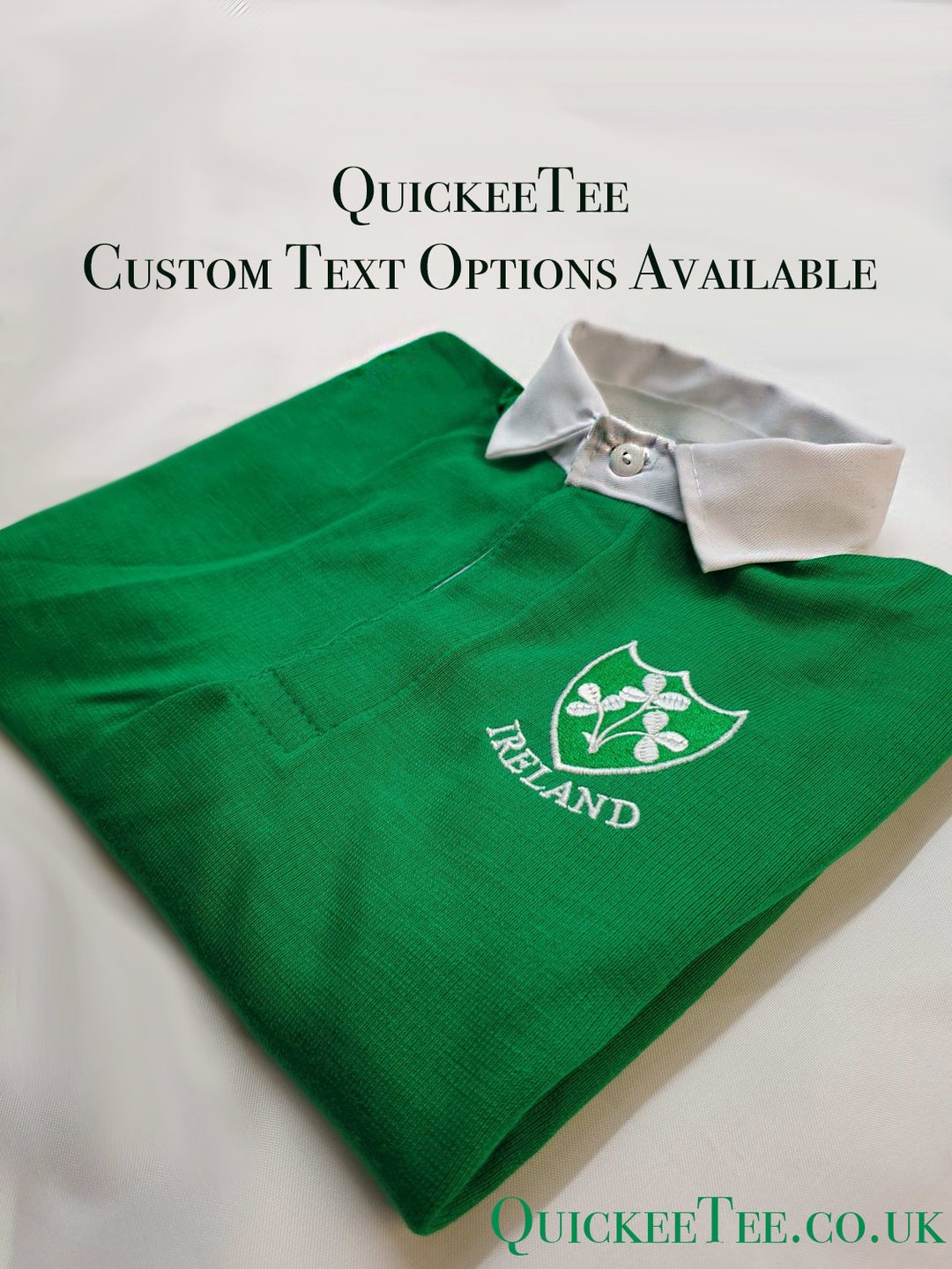 Classic Irish Rugby Jersey - New| Custom GIFT | UK | Sizes S - 7XL ...