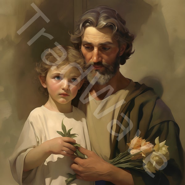 St. Joseph Print - Etsy
