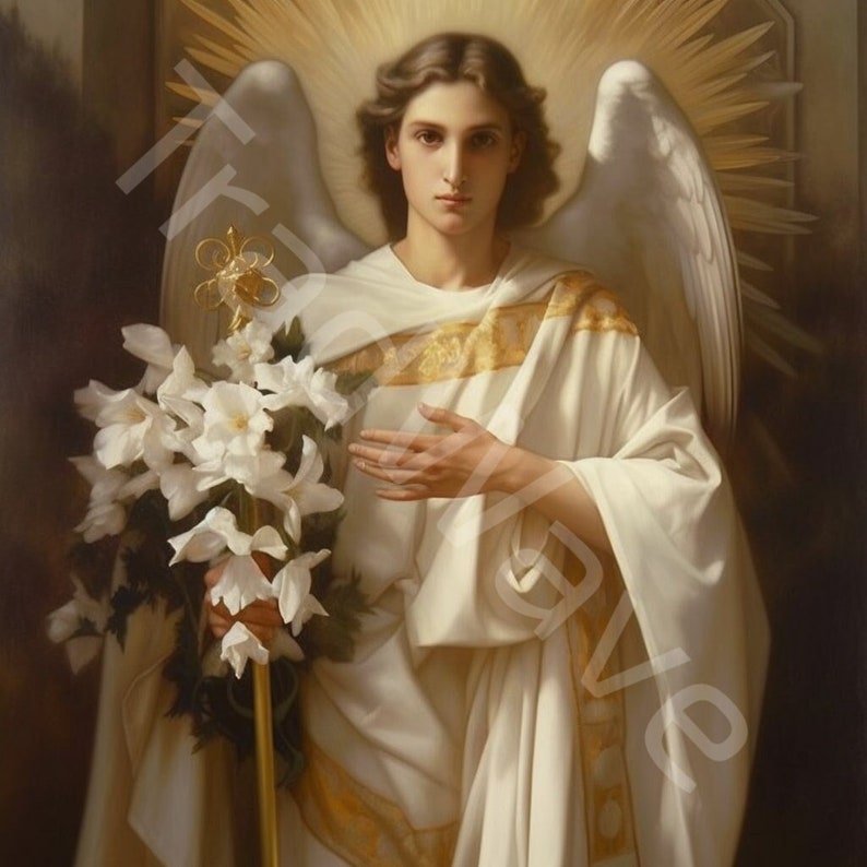 Saint Gabriel the Archangel - Etsy