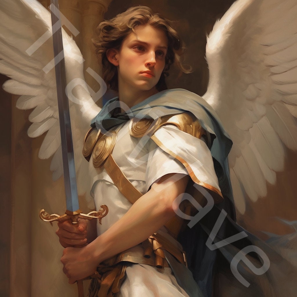Saint Michael the Archangel - Etsy