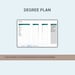 Digital College Planner, Degree Plan Template, Course Tracker, Google ...