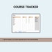 Course Tracker, Digital College Planner, Degree Plan Template, Google ...