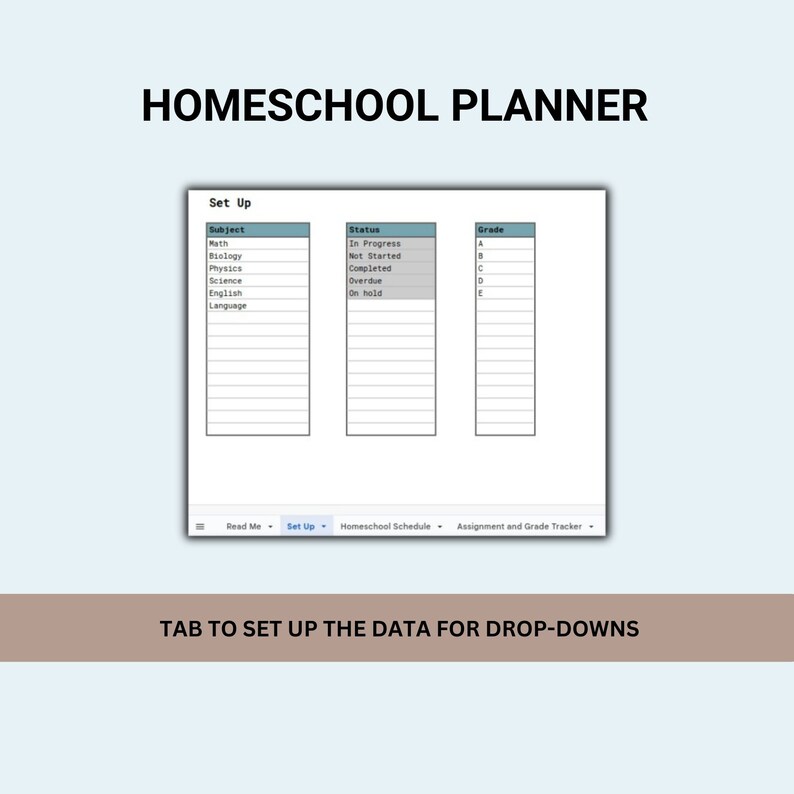 Homeschool Planner, Homeschool Schedule, Assignment and Grade Tracker ...