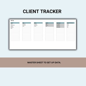 Client Tracker, Lead Tracker, Customer Management,google Sheets ...