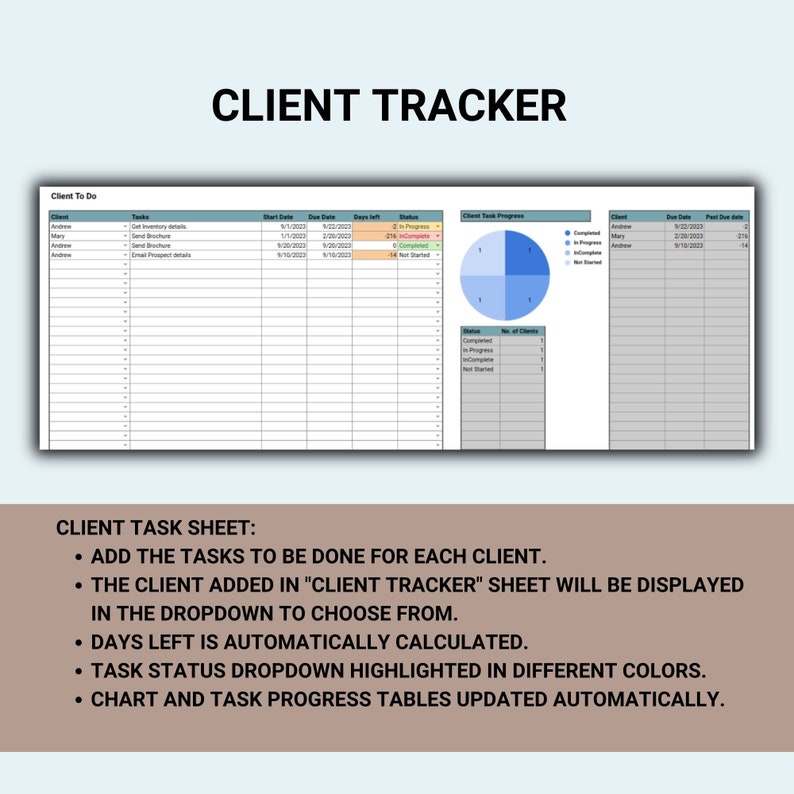 Client Tracker, Lead Tracker, Customer Management,google Sheets ...