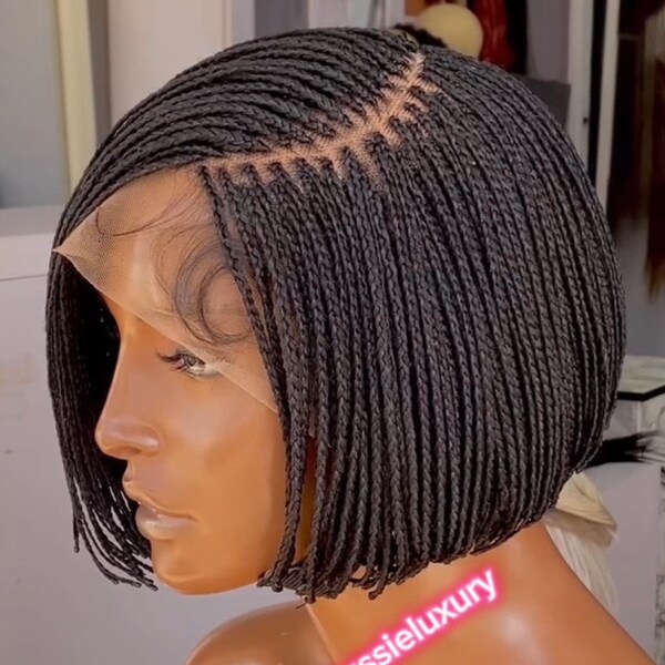 Short Braided Wig - Etsy