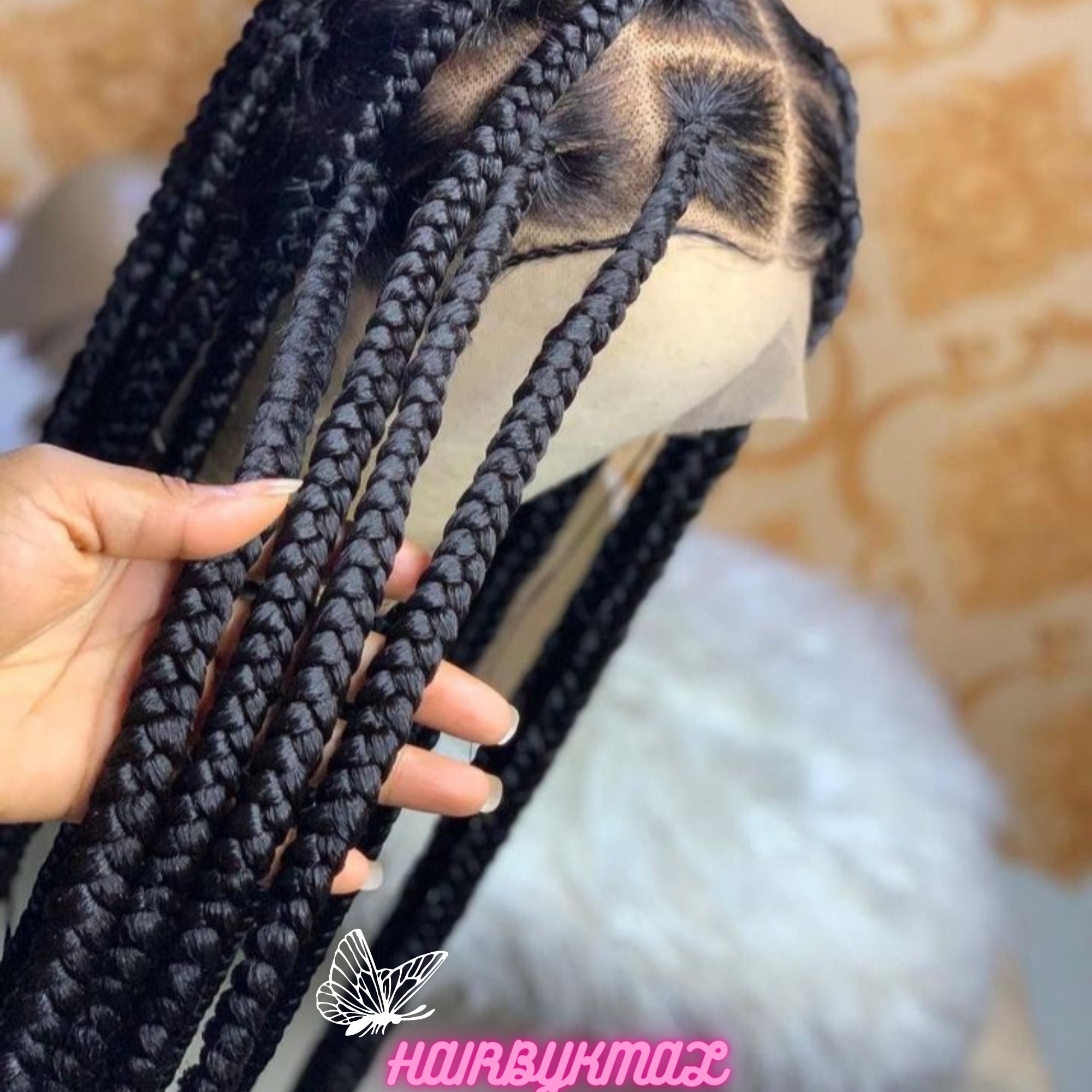 Jumbo Box Braids Big Knotless Box Braid Wig For Black Women T For