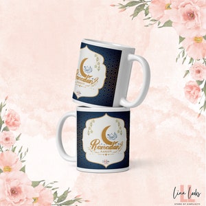 Ramadan Kareem Mug - White Ceramic Coffee and Tea Mug - Durable and ...