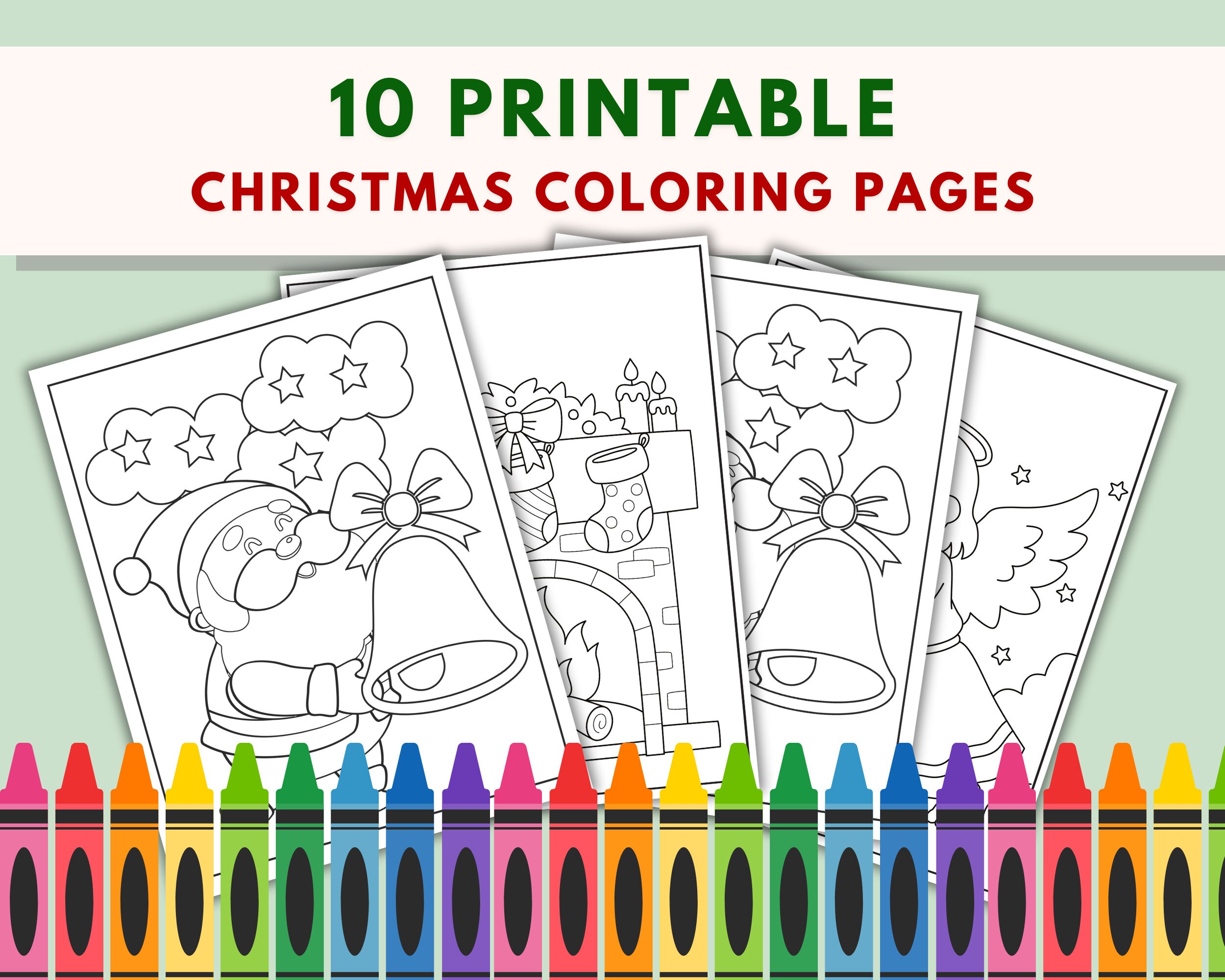 Christmas Coloring Pages for Holiday Creativity| Holiday Coloring Pages ...