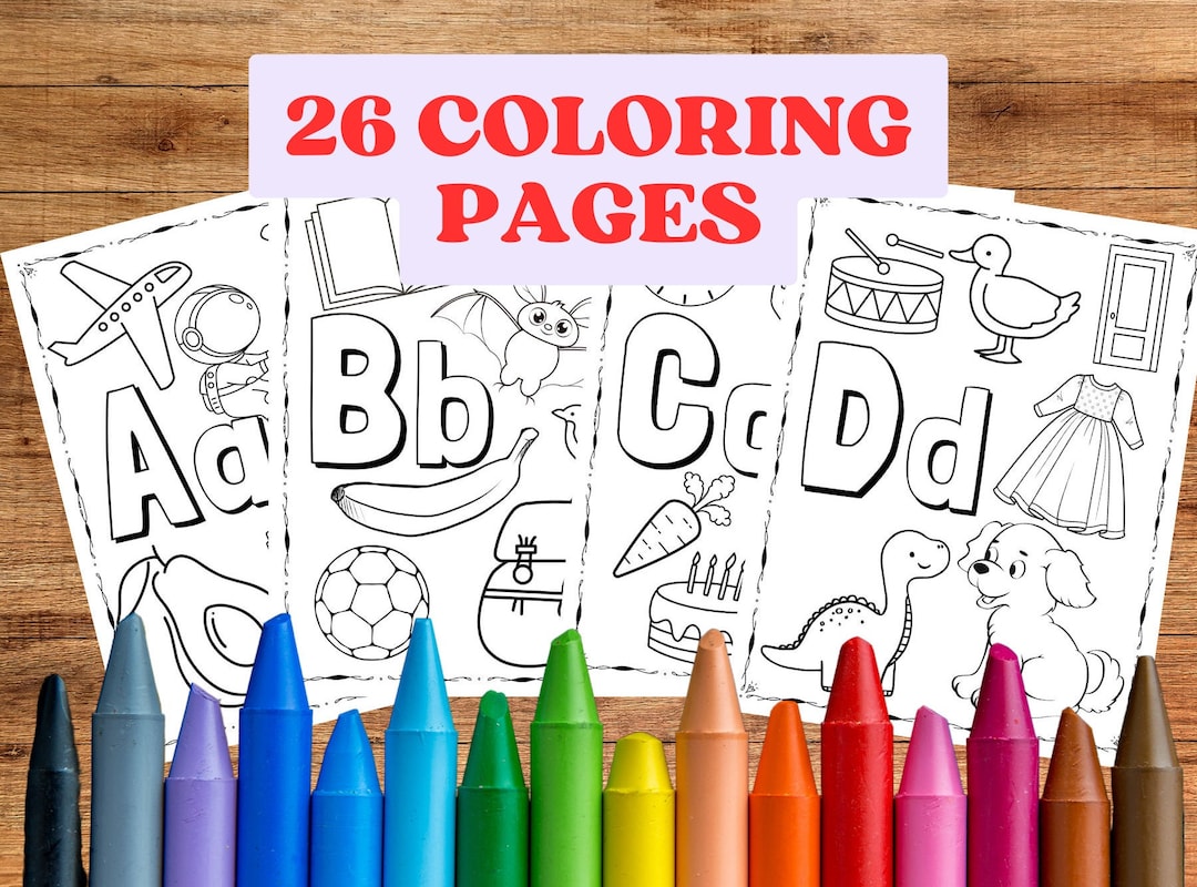26 Cute Printable Alphabet Coloring Pages | Coloring Pages | Alphabet ...