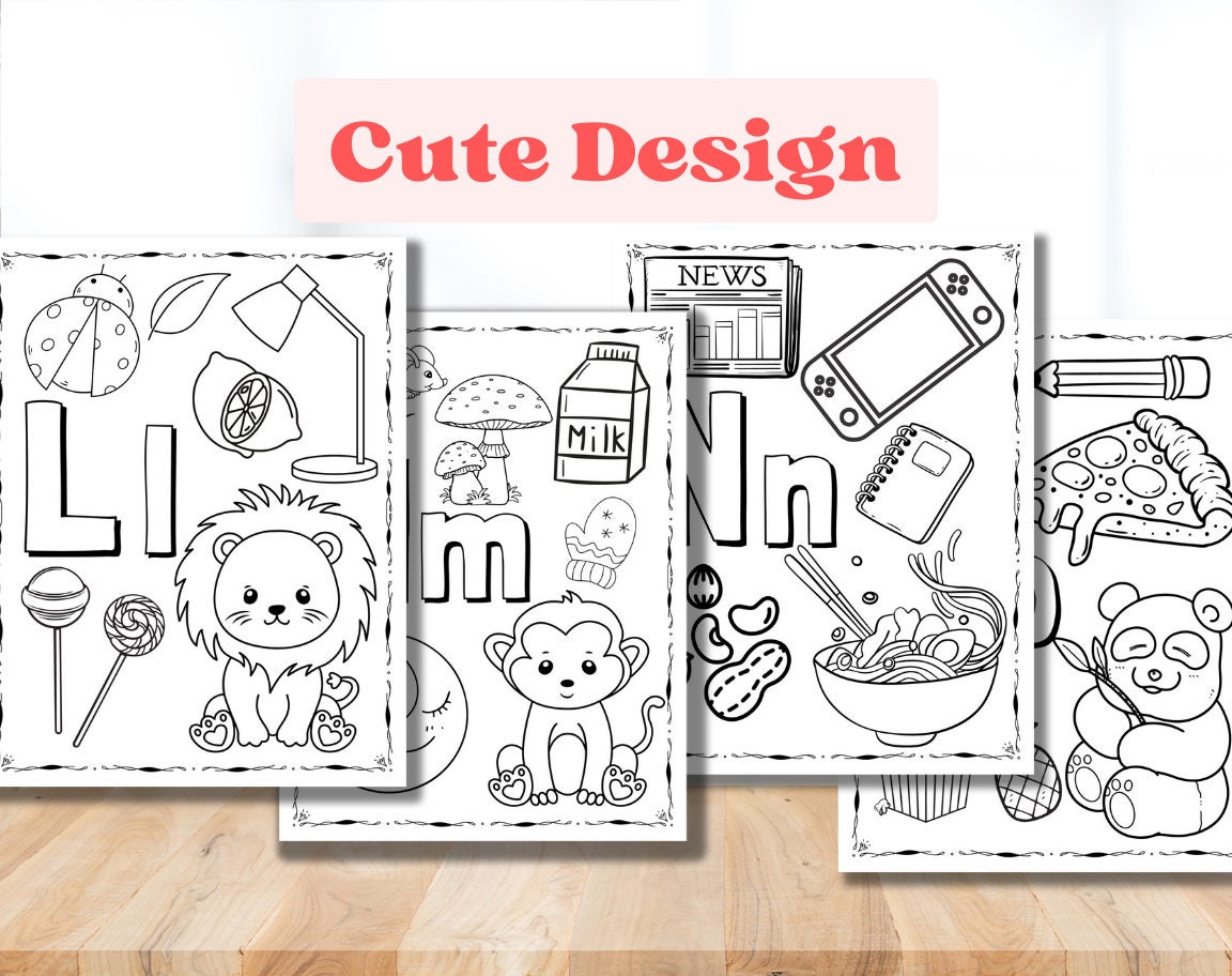 26 Cute Printable Alphabet Coloring Pages | Coloring Pages | Alphabet ...