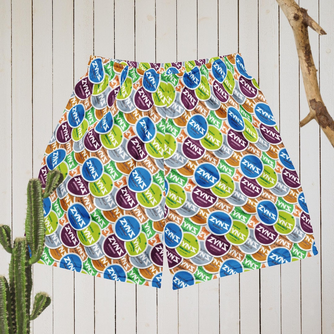 Zyn All Over Athletic Shorts, Zyn Trunks Swag Merch, Zyn Gym Shorts ...