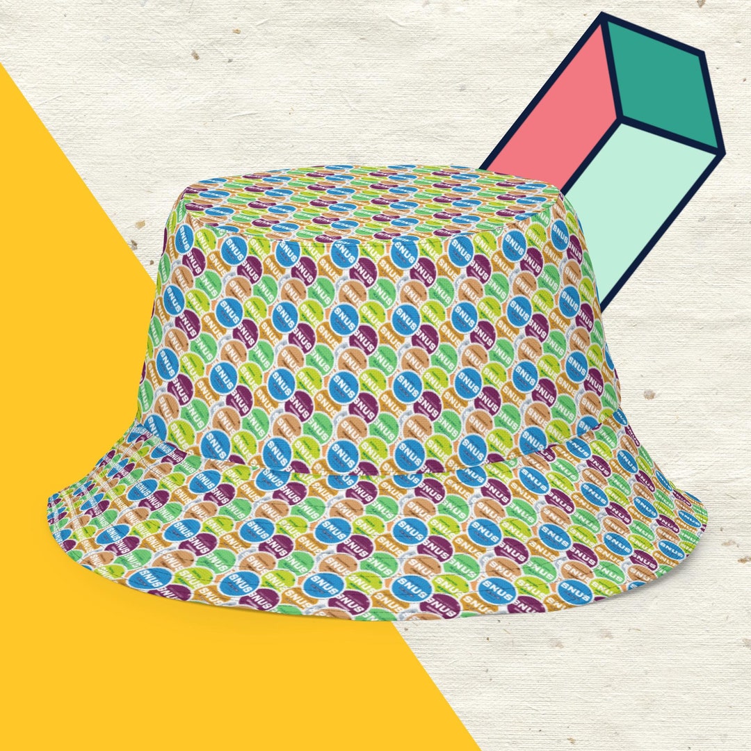 Zyn All Over Print Bucket Hat, Zyn Reversible Festival Swag Merch, Zyn ...