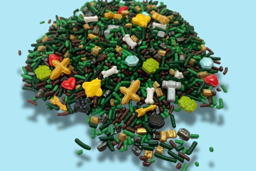 Square Digs Gamer Sprinkles 1/4lb - Etsy