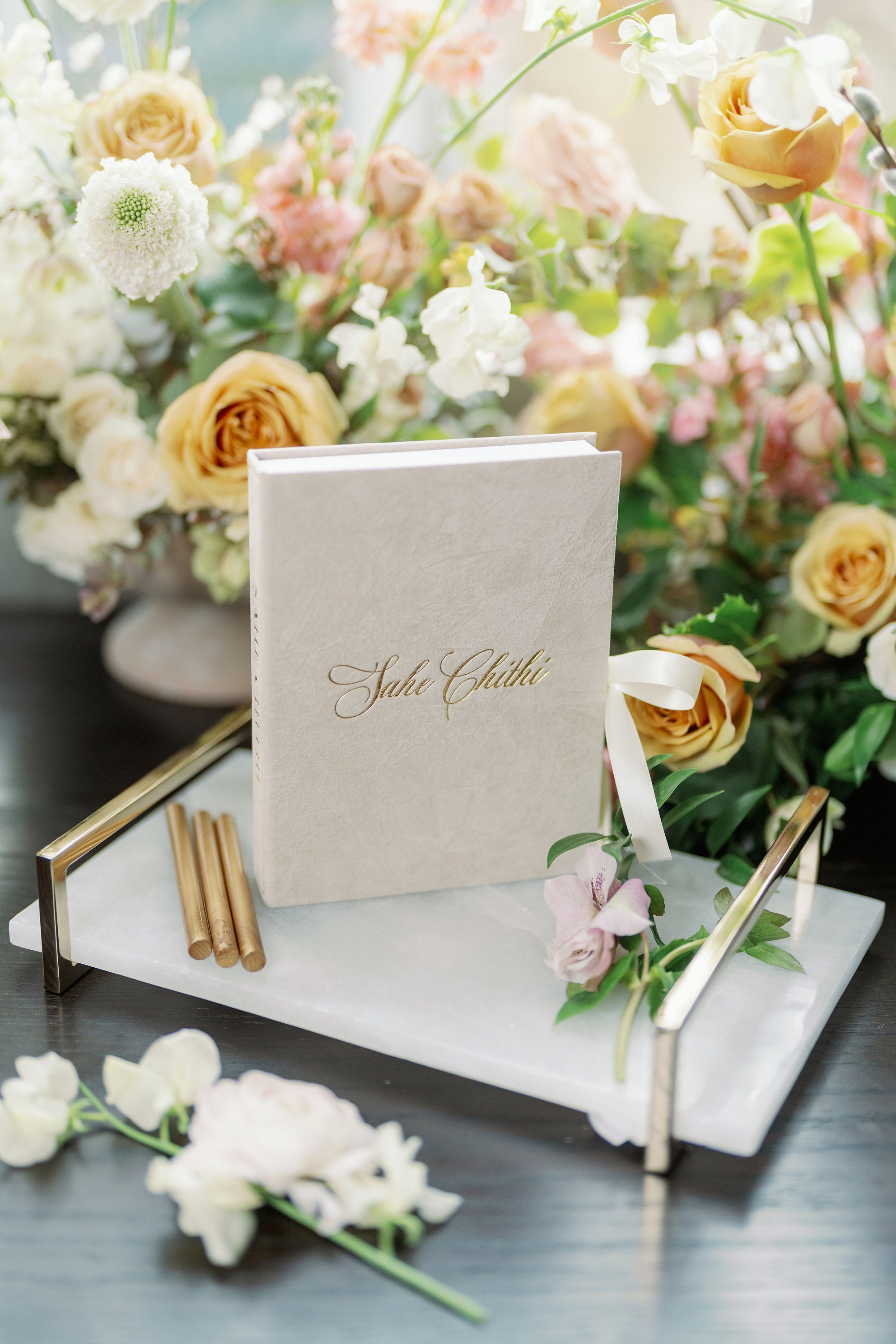 Luxury Sahi Chithi| Personalized Sahe Chithi | Velvet Sahi Chithi ...