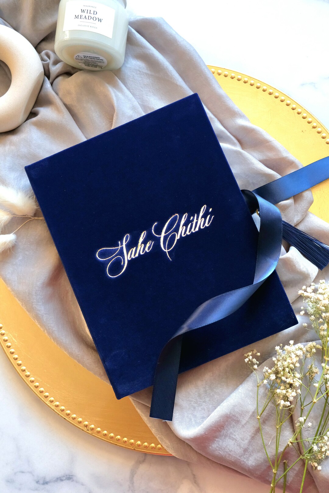 Luxury Punjabi Sahe Chithi - Blue| Personalized Punjabi Sahe Chithi ...