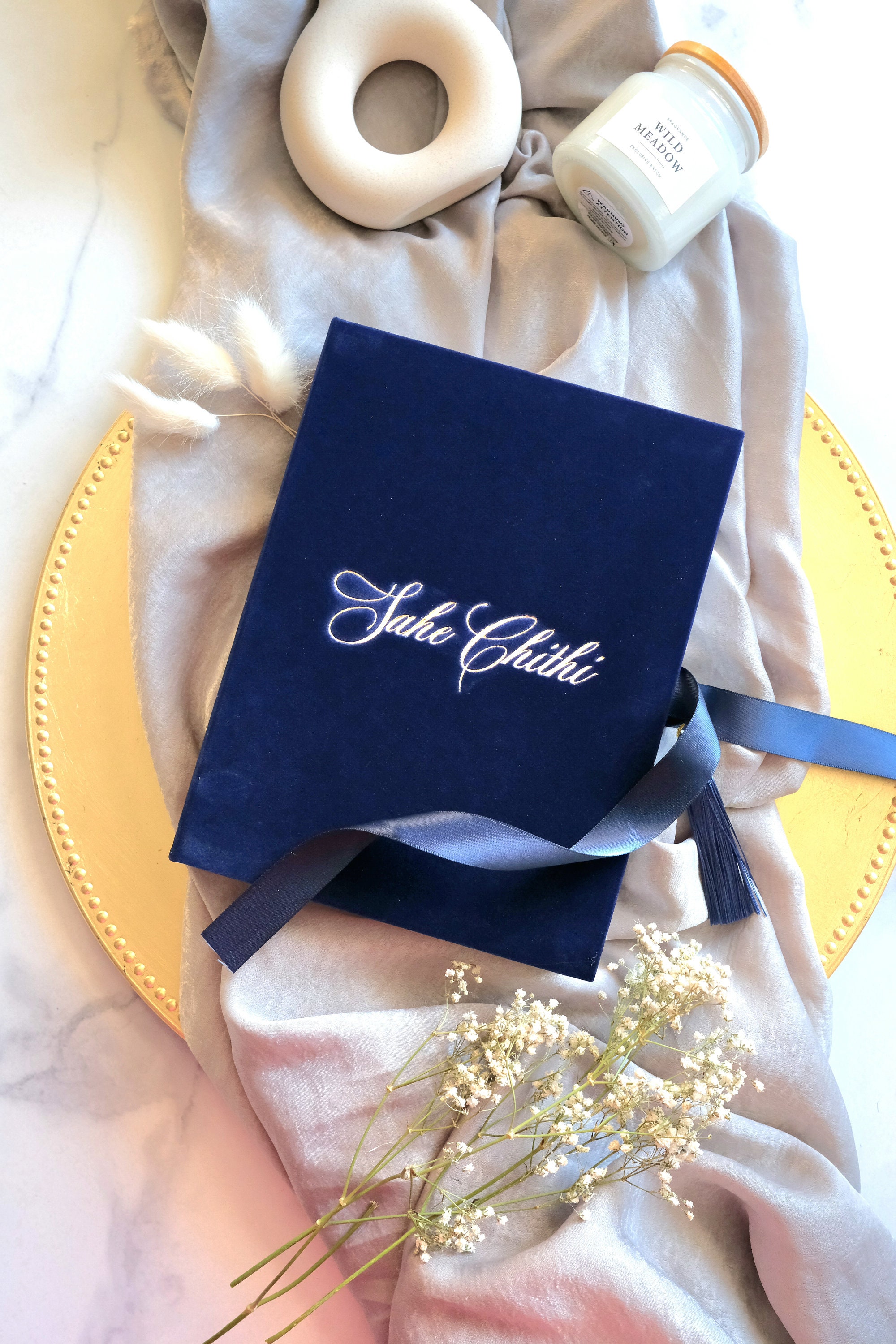 Luxury Punjabi Sahe Chithi - Blue| Personalized Punjabi Sahe Chithi ...