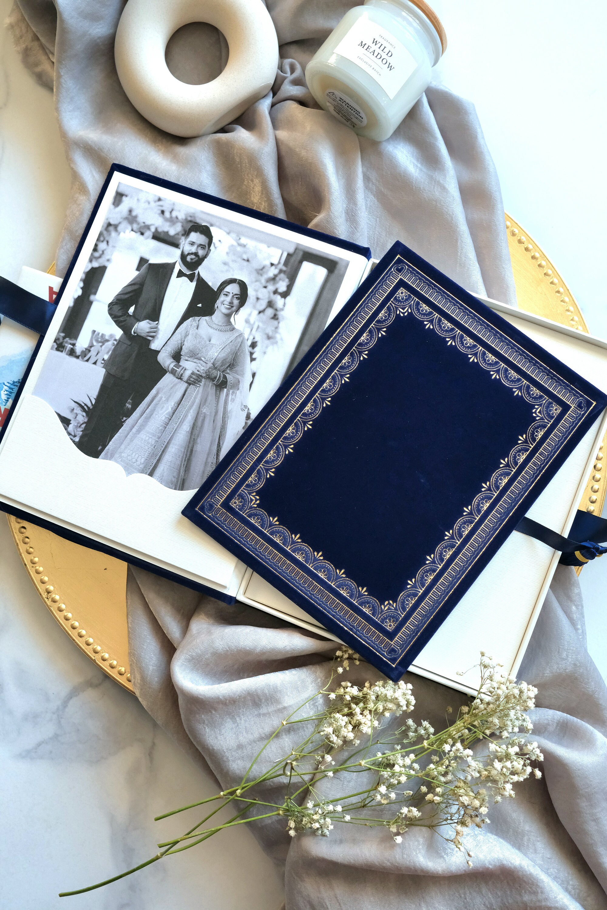 Luxury Punjabi Sahe Chithi - Blue| Personalized Punjabi Sahe Chithi ...