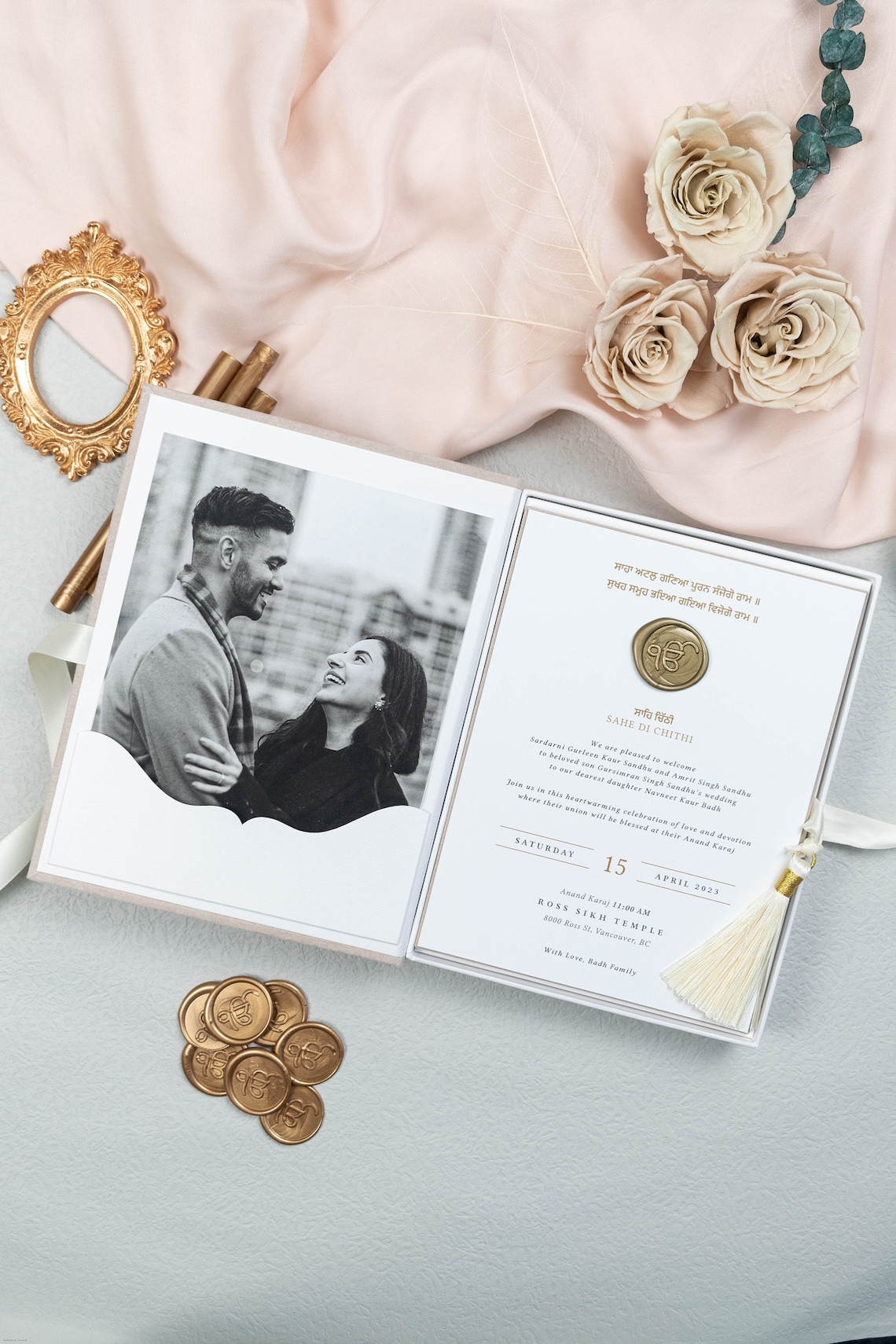 Luxury Sahi Chithi Personalized Sahe Chithi Velvet Sahi Chithi Indian ...