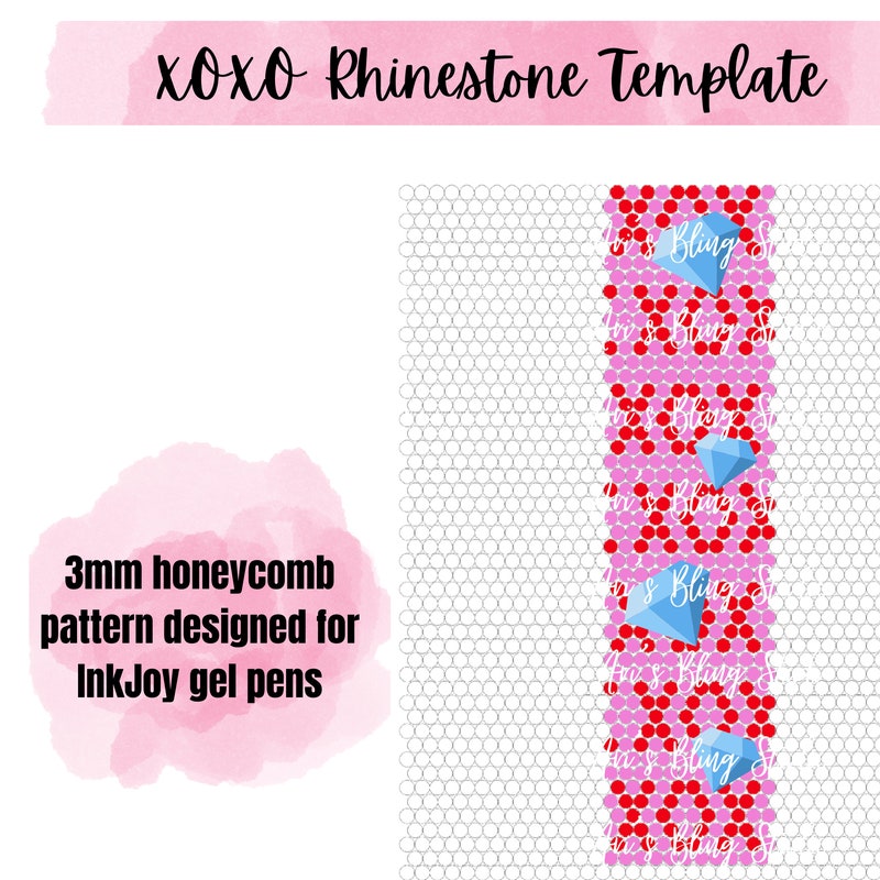 Rhinestone Valentines Pen - Etsy