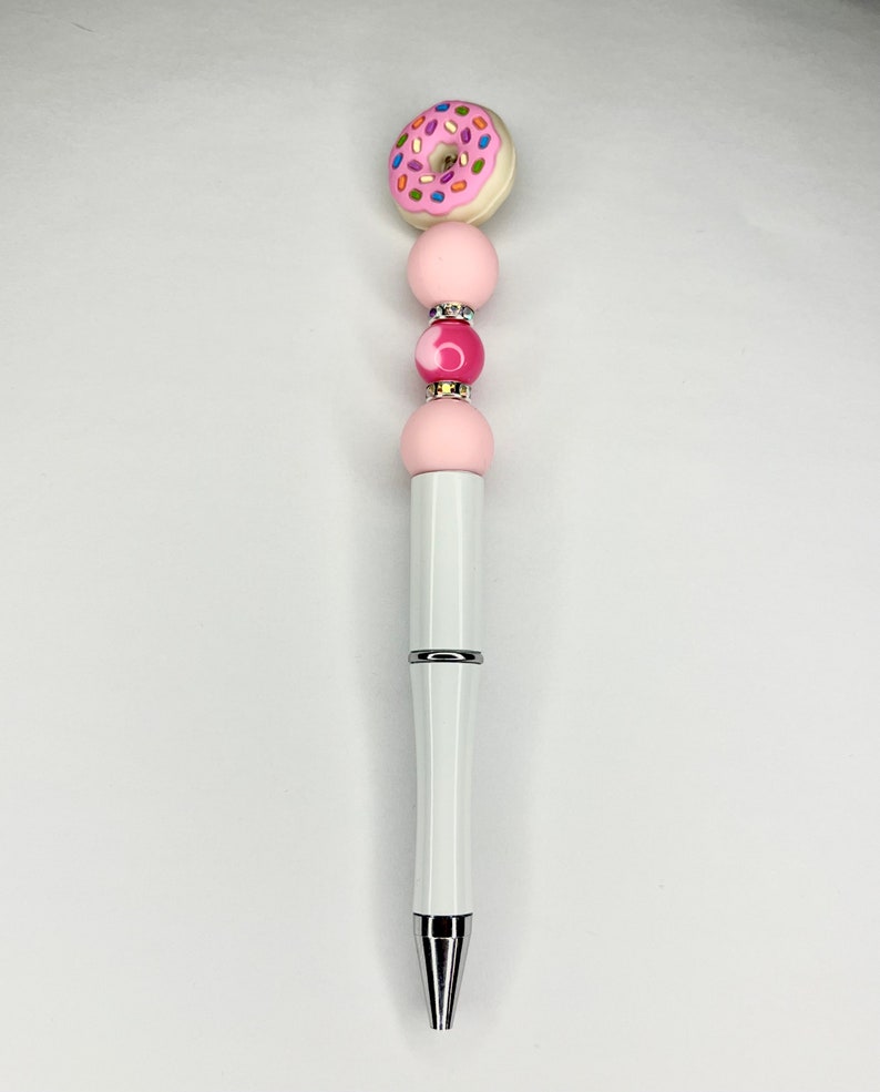Donut Beadable Pens Choose Color Stationary Office Supplies Silicone ...