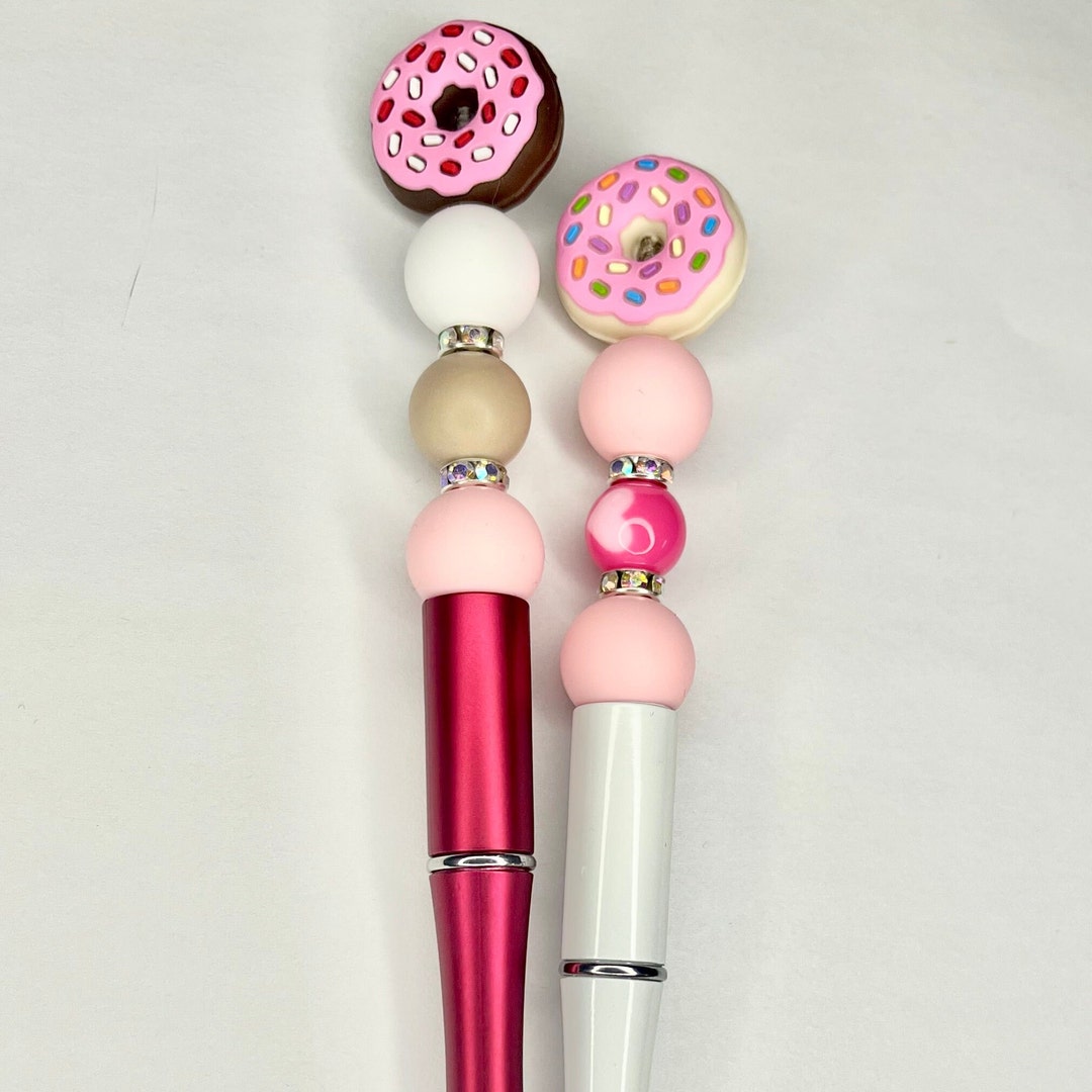 Donut Beadable Pens Choose Color Stationary Office - Etsy