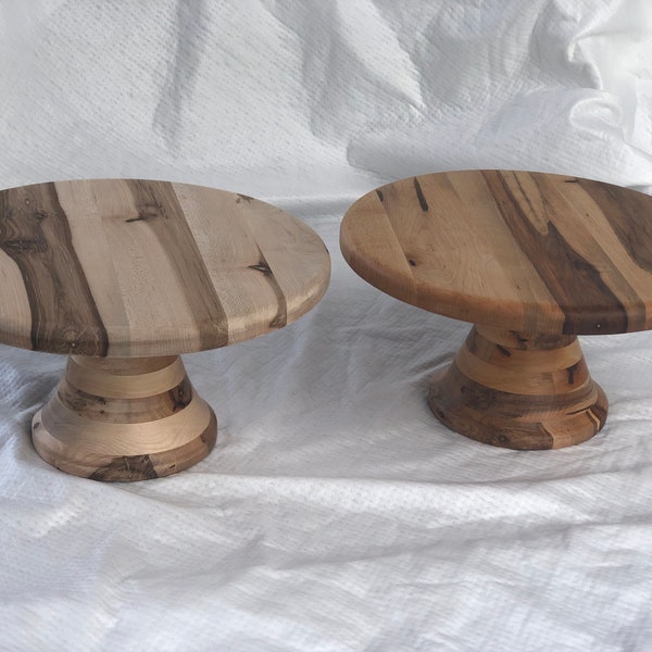 Wooden Cake Stand - Etsy