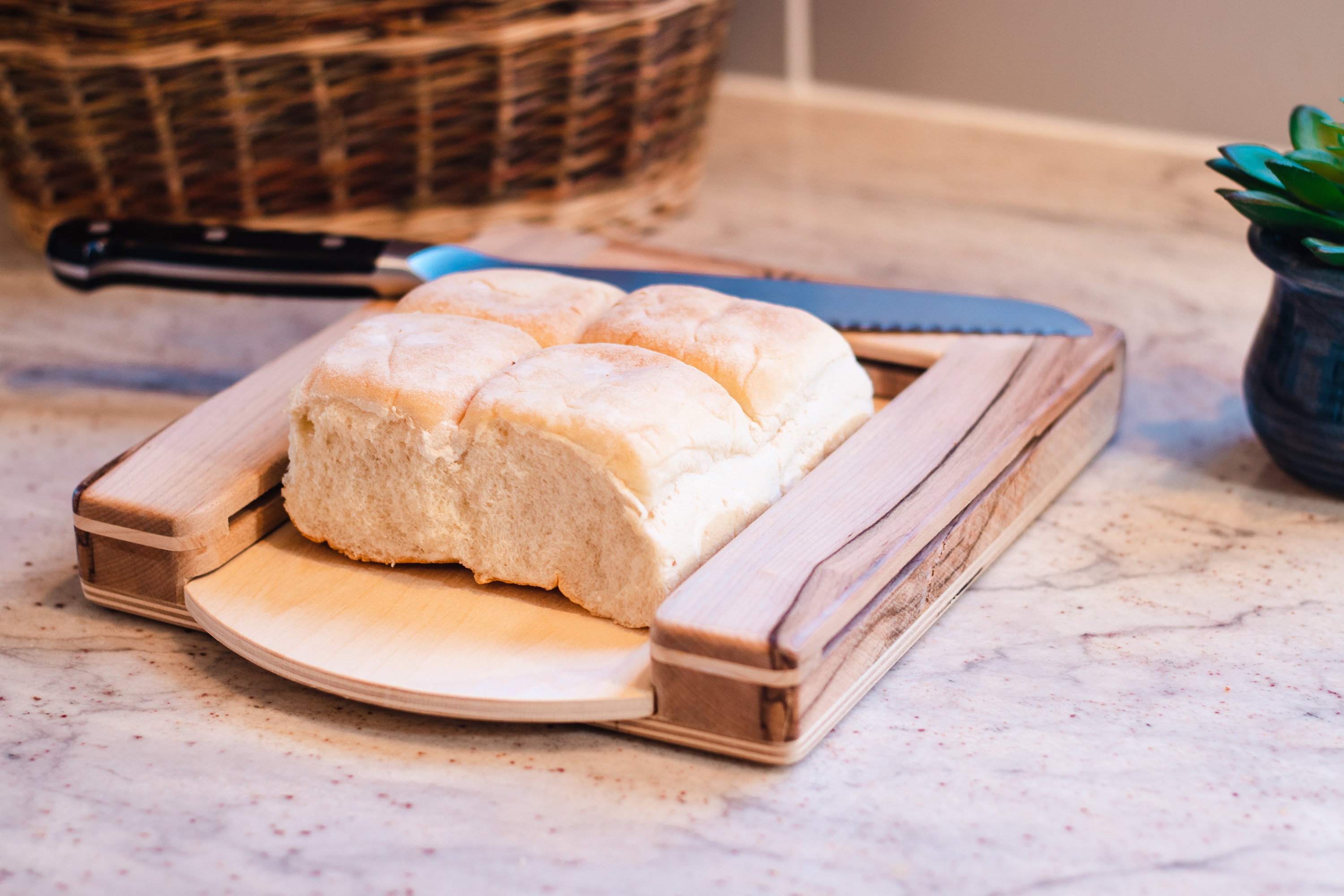 Low Profile Multi Slice Bread Slicing/cutting Board - Etsy
