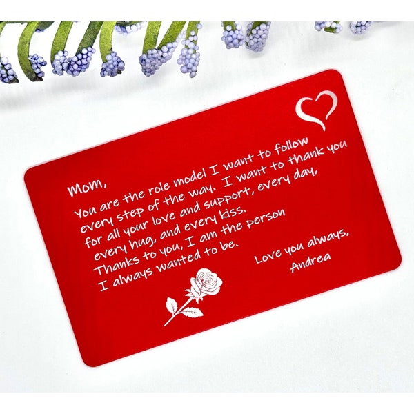 Metal Wallet Card - Etsy