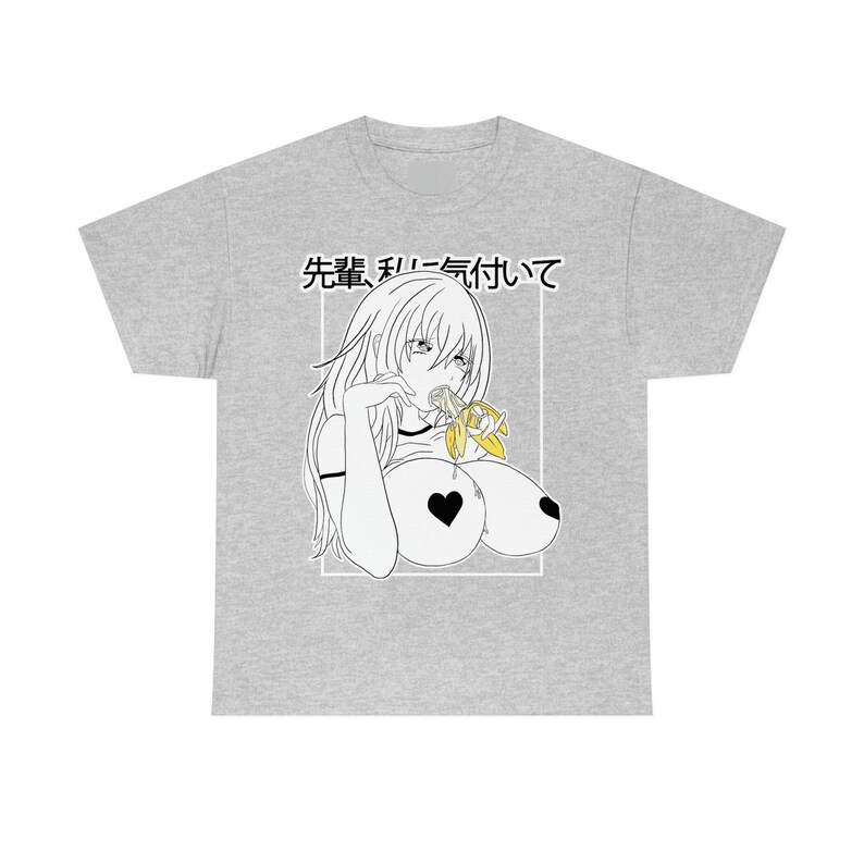 Banana Bazongas T Lewd Anime Shirt Ahegao Waifu Shirt Etsy