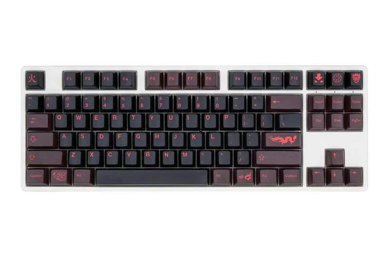 Red Dragon Keycap Set Dye-sub PBT - Etsy