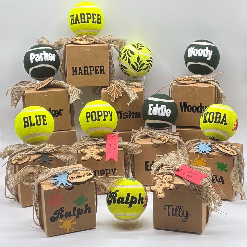 Dog Tennis Ball Birthday - Etsy UK