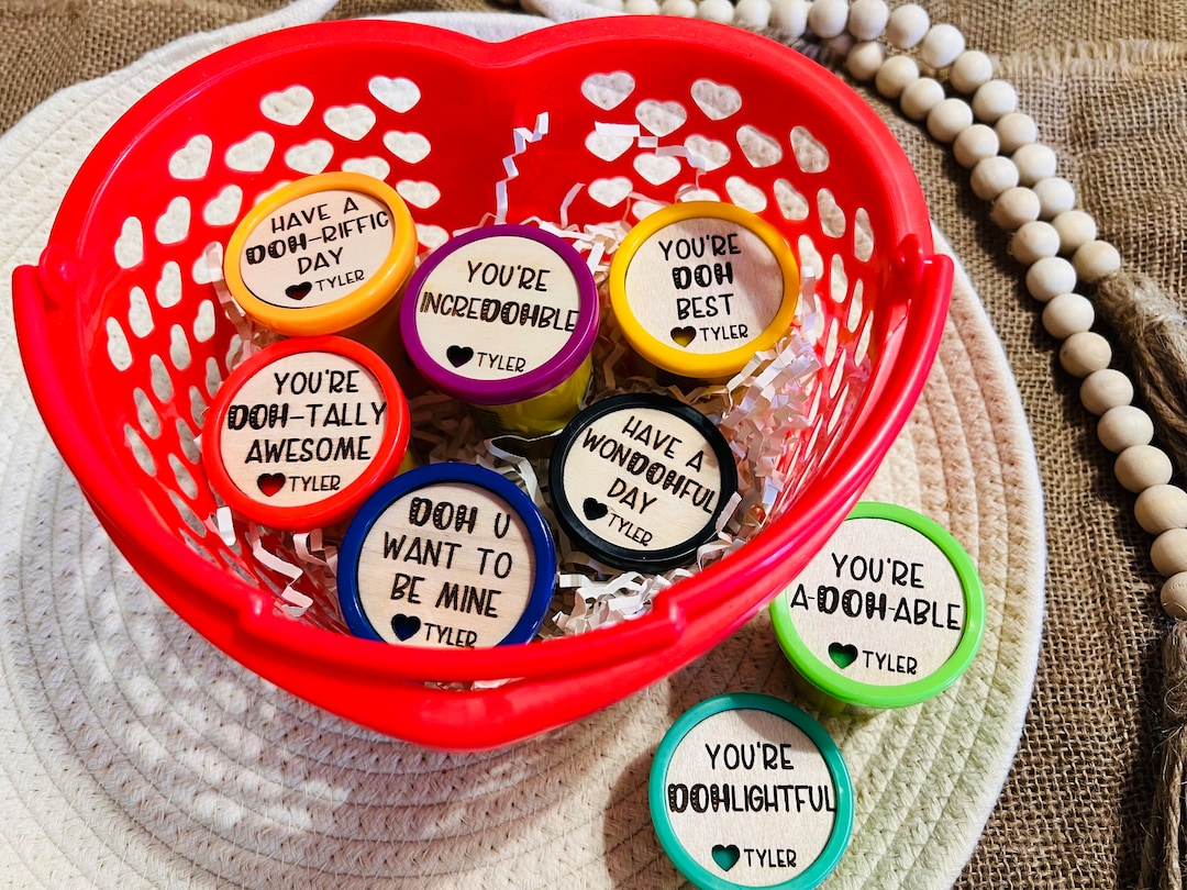 Play-doh Valentine’s Day Lid Labels for 1oz or 2oz Containers ...