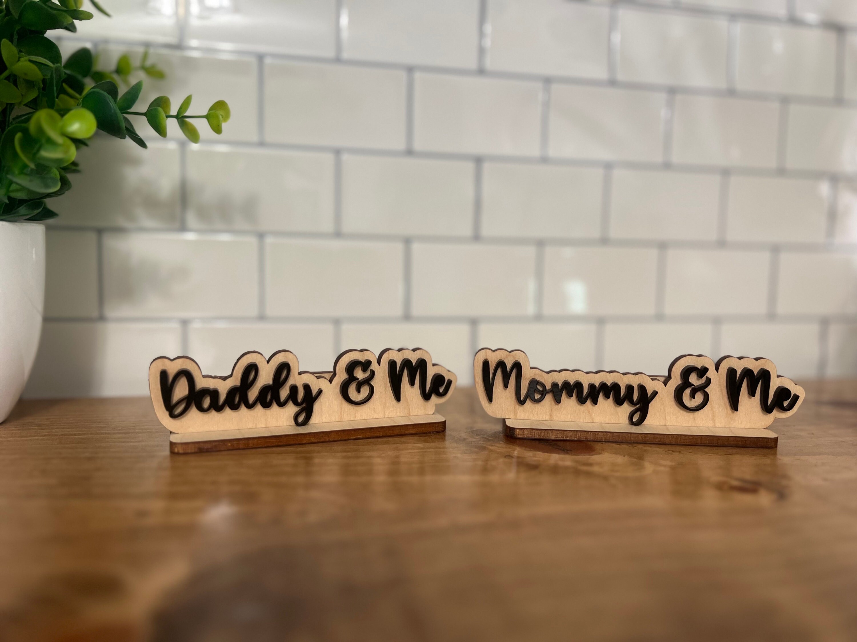 Freestanding Photo Stand / Family Photo Frame / Wooden Photo Stand - Etsy