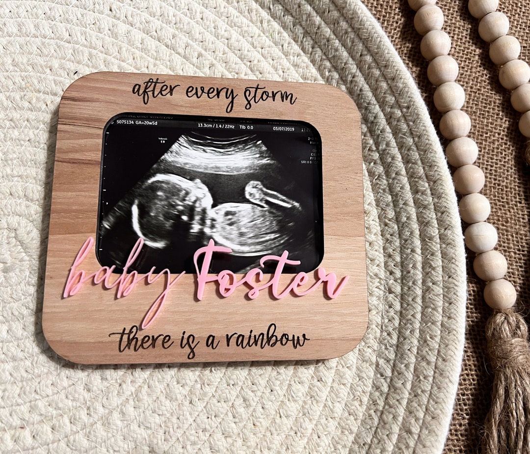 Rainbow Baby Magnet / Songogram Magnet / Personalized Magnet / Fridge ...