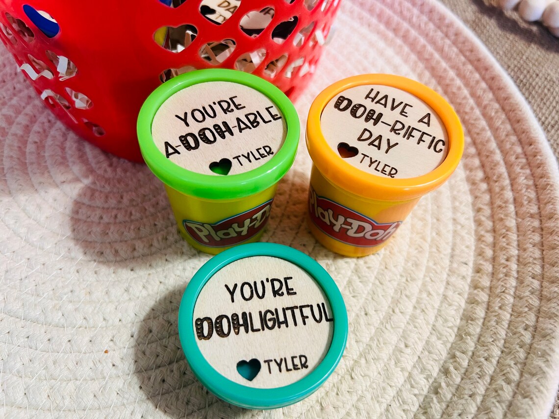 Play-doh Valentine’s Day Lid Labels for 1oz or 2oz Containers ...