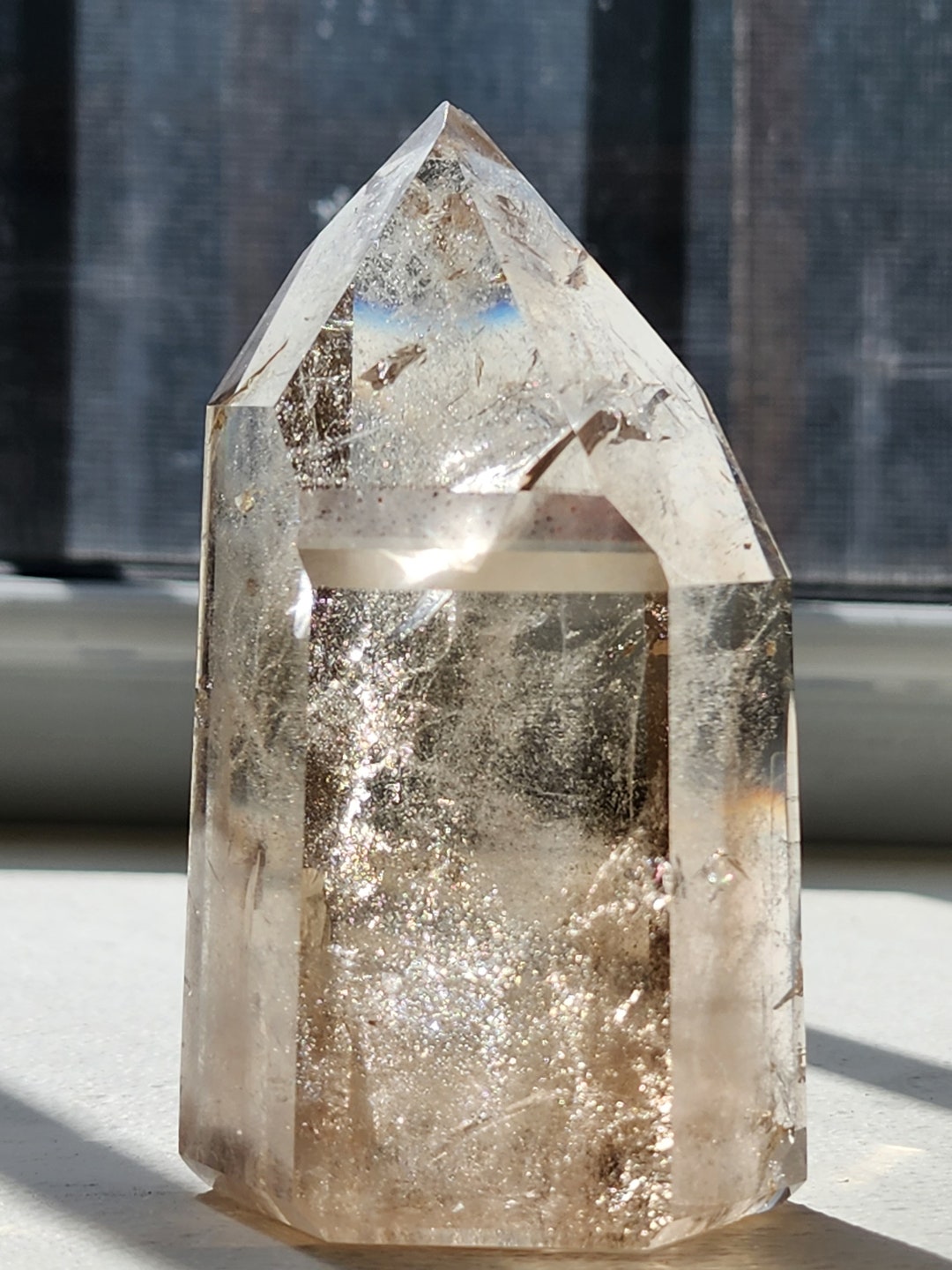 Natural Brazilian Citrine Tower - Etsy