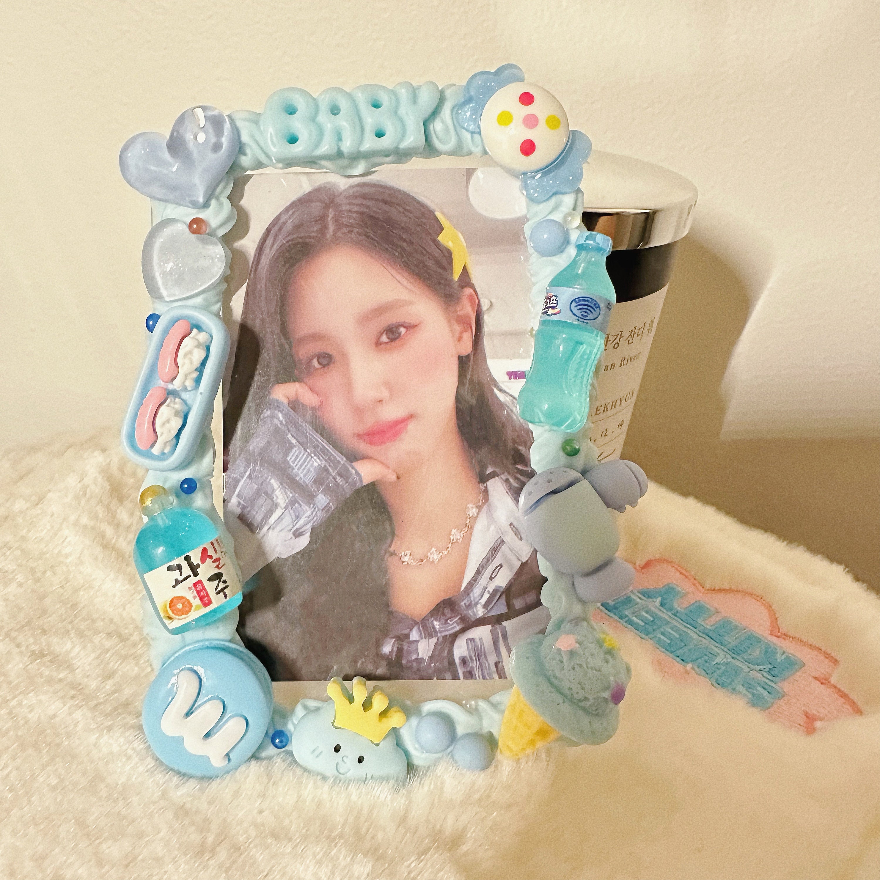 Custom Decoden Toploader, Kpop Decorated Toploader, Creamglue Lovely ...