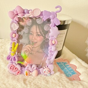 Custom Decoden Toploader Kpop Decorated Toploader Creamglue - Etsy