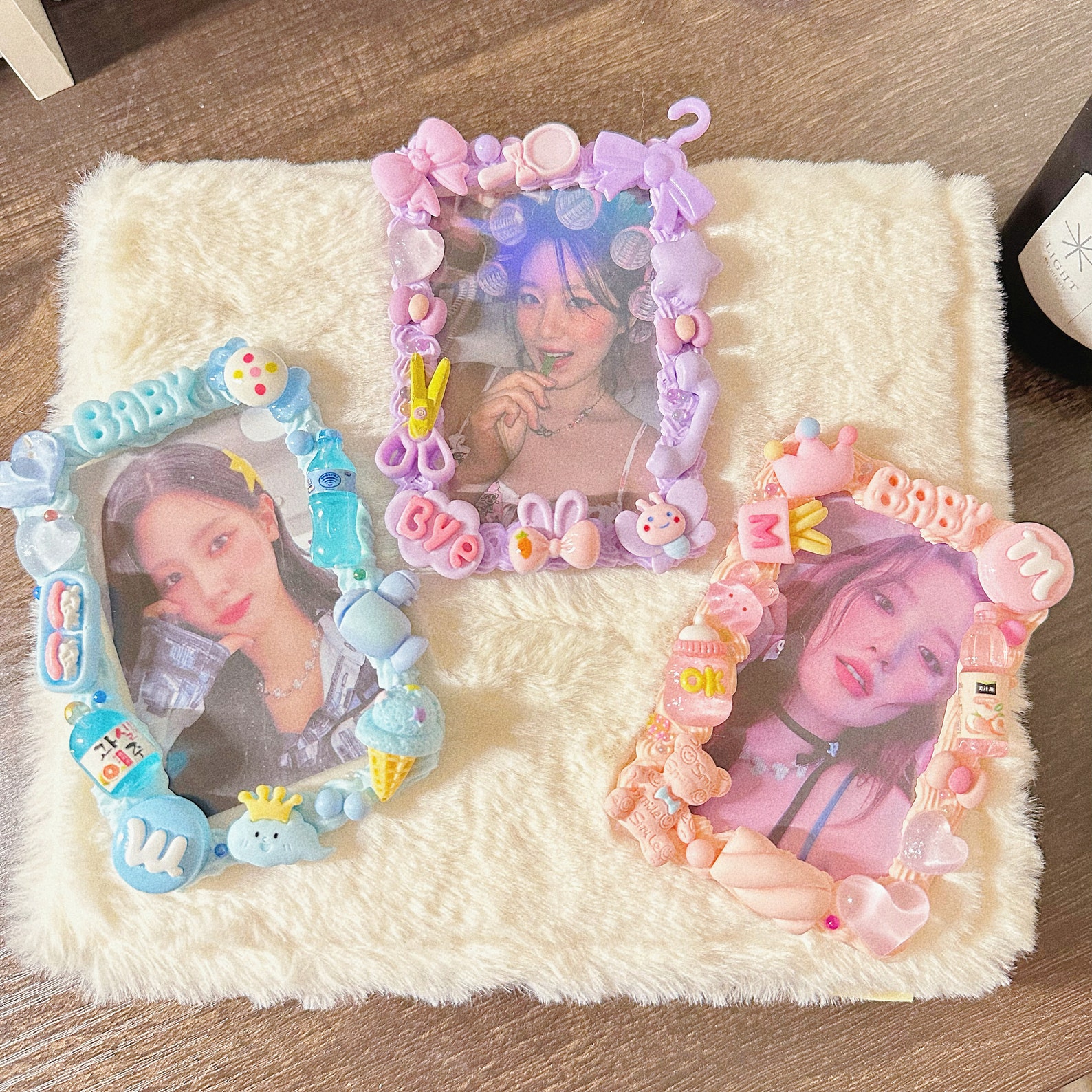 Custom Decoden Toploader, Kpop Decorated Toploader, Creamglue Lovely ...