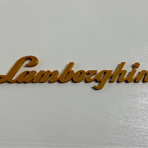 3d Printed Lamborghini Emblem - Etsy