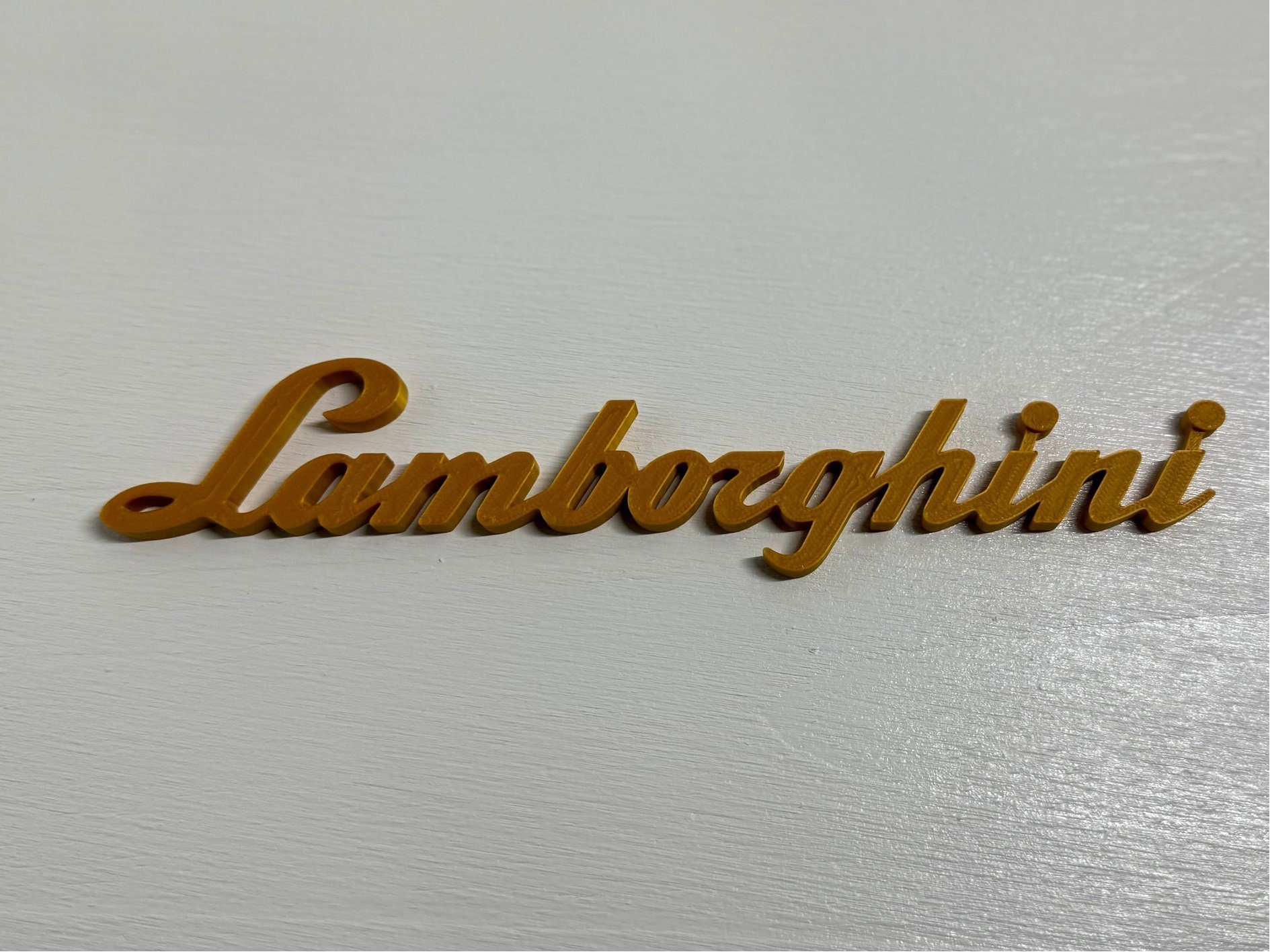 3d Printed Lamborghini Emblem - Etsy