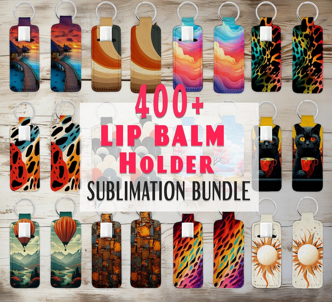 400 PNG Skinny Lip Balm Holder Sublimation Design, Lip Balm Designs ...